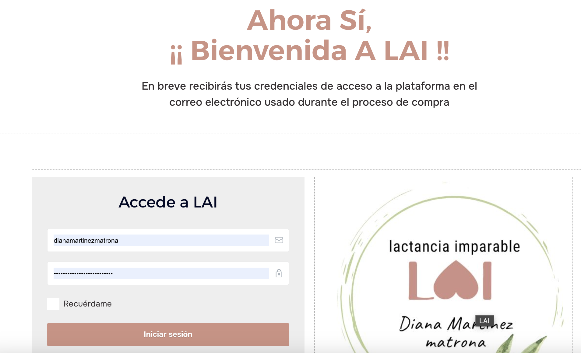 Resumen de pedido LAI